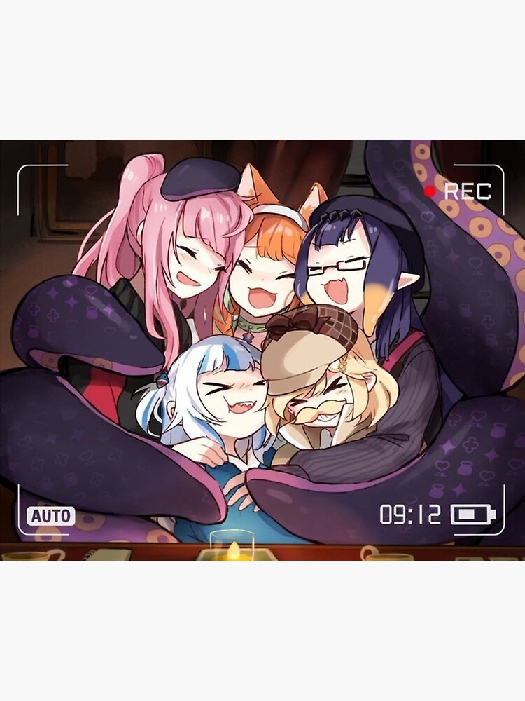 "Big Hug || HoloMyth" Poster for Sale by AszaAri | Redbubble