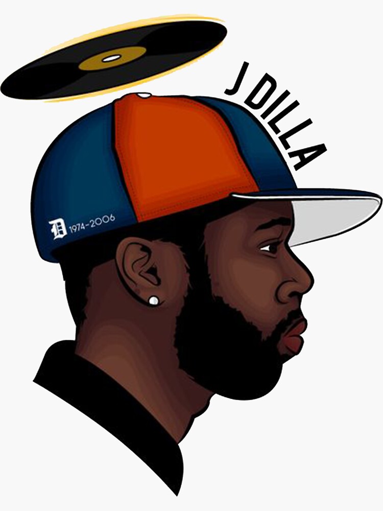 "donuts dilla j with" Sticker by weduhipop | Redbubble