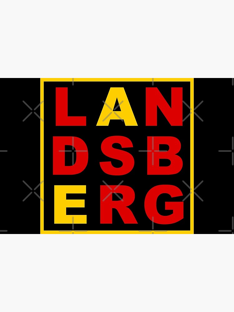 "Landsberg - 3x3 Square" Poster for Sale by Strudelladen | Redbubble