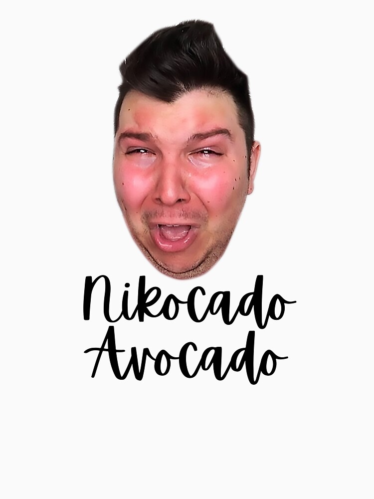 "Nikocado Avocado" T-shirt for Sale by AshleighPNL | Redbubble ...