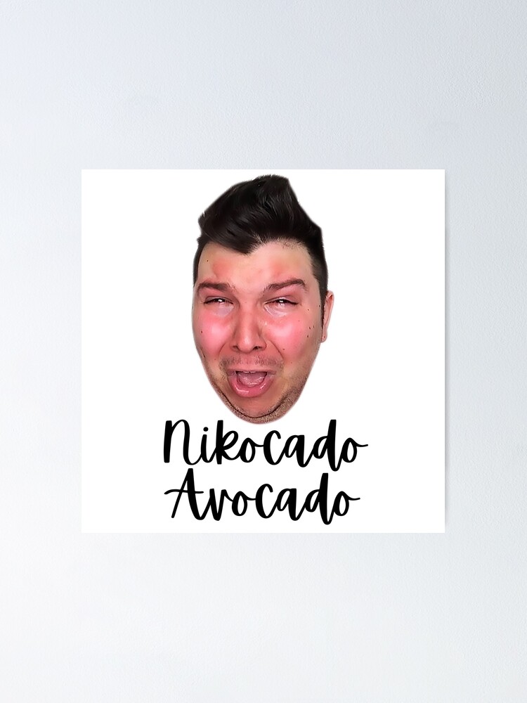 "Nikocado Avocado" Poster for Sale by AshleighPNL | Redbubble