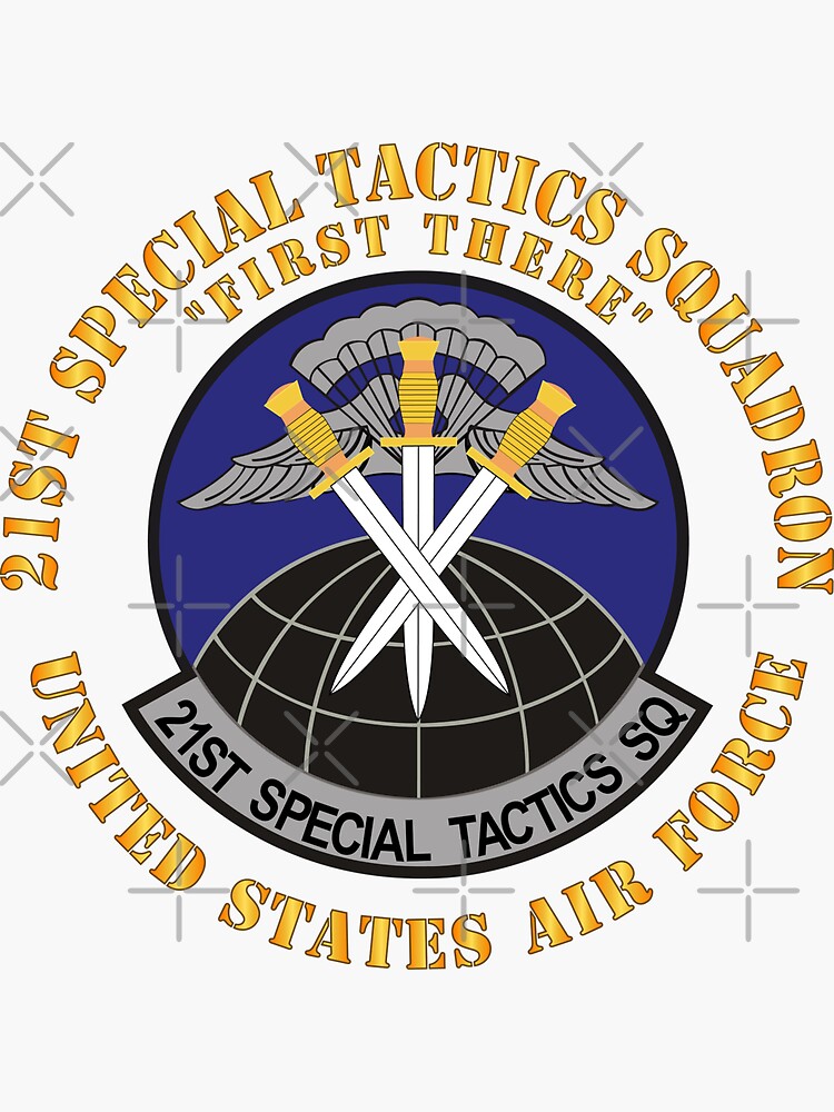 "21st Special Tactics Squadron - First There X 300" Sticker for Sale by ...