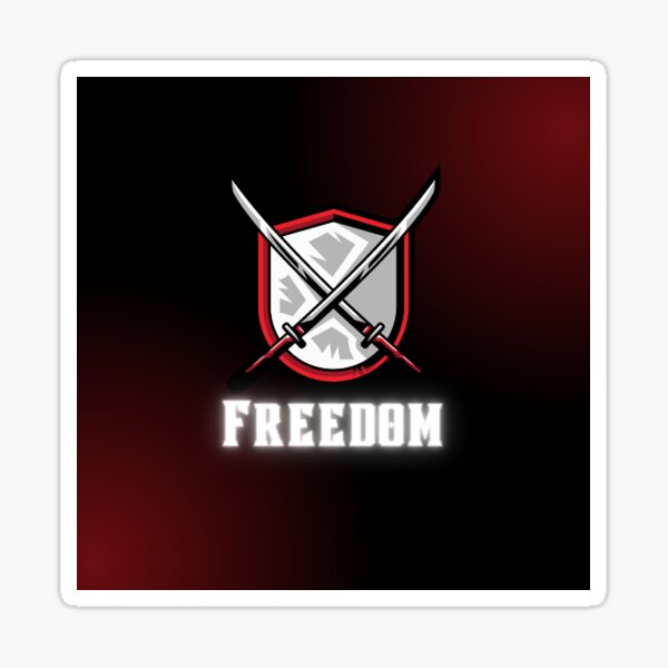 "Freedom gamer" Sticker for Sale by Freedomteks | Redbubble