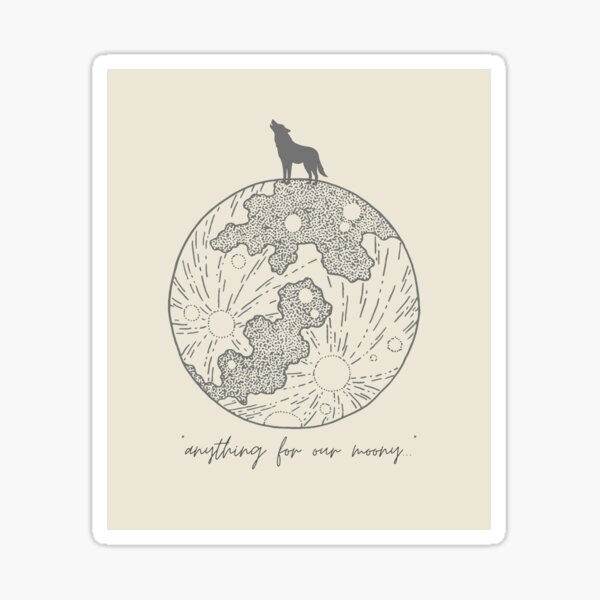"Remus Lupin - "anything for our moony"" Sticker by spipert | Redbubble