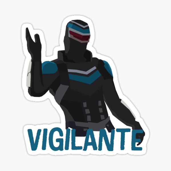 "vigilante" Sticker for Sale by Isaac D | Redbubble