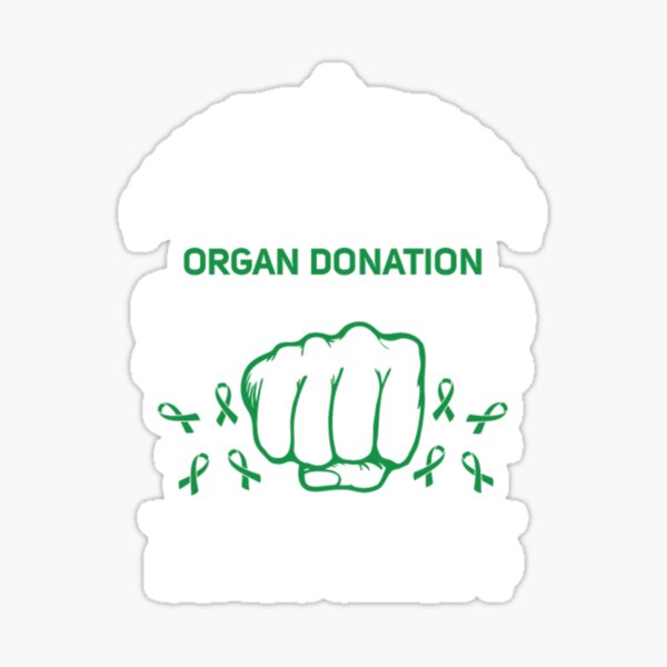 "Organ Donation Awareness" Sticker for Sale by juynee | Redbubble