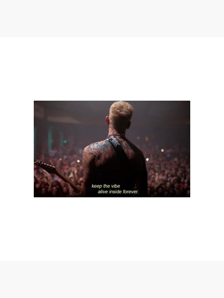 "keep the vibe alive.. sticker - Machine Gun Kelly" Poster for Sale by ...