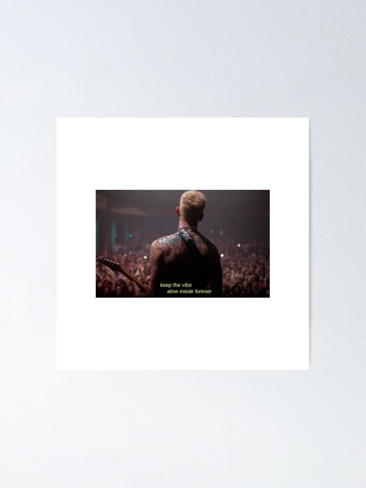 "keep the vibe alive.. sticker - Machine Gun Kelly" Poster for Sale by ...