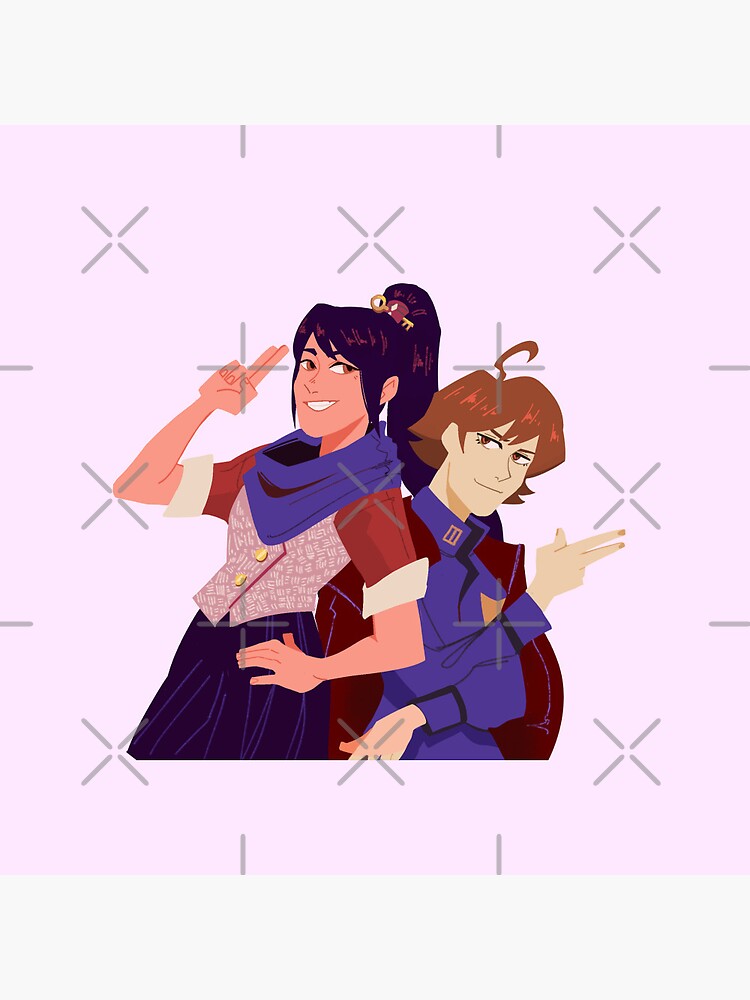 "Ace Attorney- Kay Faraday and Sebastian Debeste!" Pin for Sale by ...