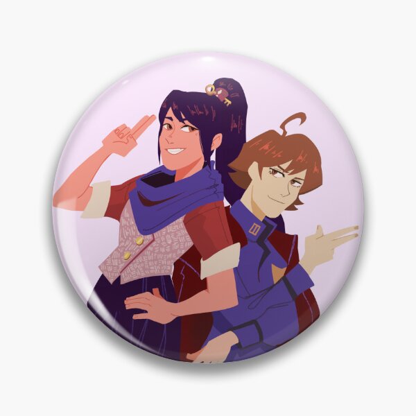 "Ace Attorney- Kay Faraday and Sebastian Debeste!" Pin for Sale by ...
