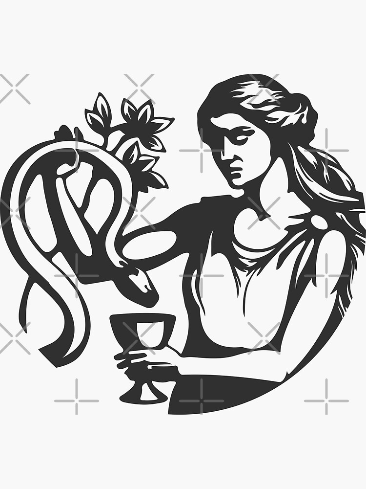 "Panacea (the goddess of universal health)" Sticker for Sale by ...