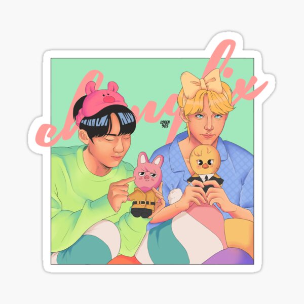 "Stray Kids Changlix" Sticker by LorenShop | Redbubble