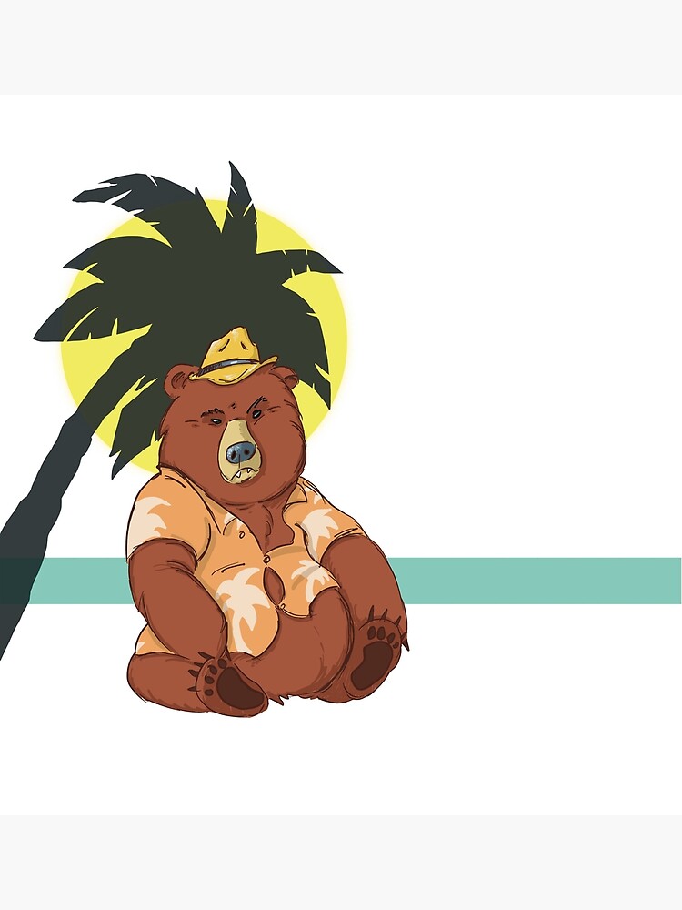 "Miami Bear" Poster by PaulSorensen | Redbubble