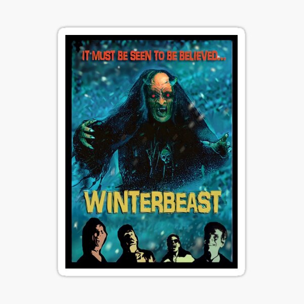 "Winterbeast" Sticker by Miss-djv | Redbubble