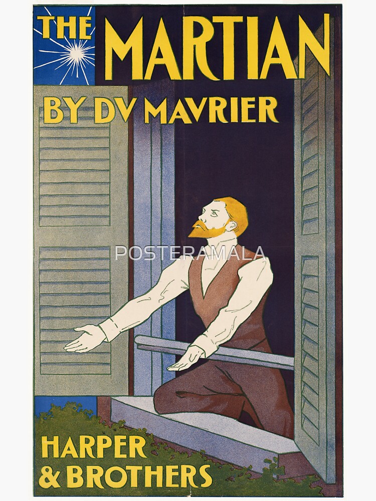 "The Martian | vintage posters" Sticker by POSTERAMALA | Redbubble