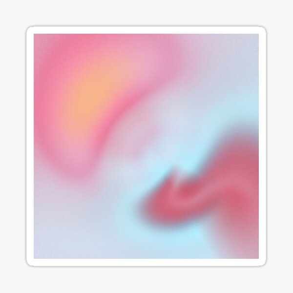 "Pink and Blue Gradient " Sticker for Sale by GRETKA | Redbubble