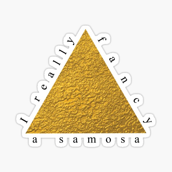 "I really fancy a samosa - celebrate the best snack" Sticker by ...