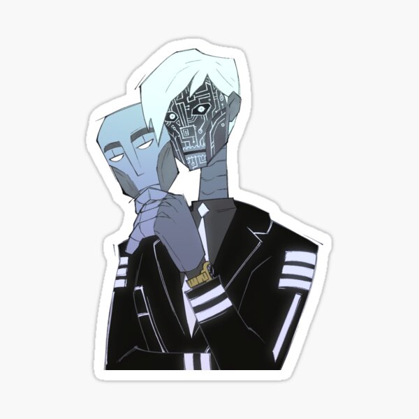 "Face Off - 1010 AU" Sticker for Sale by viivaroo | Redbubble