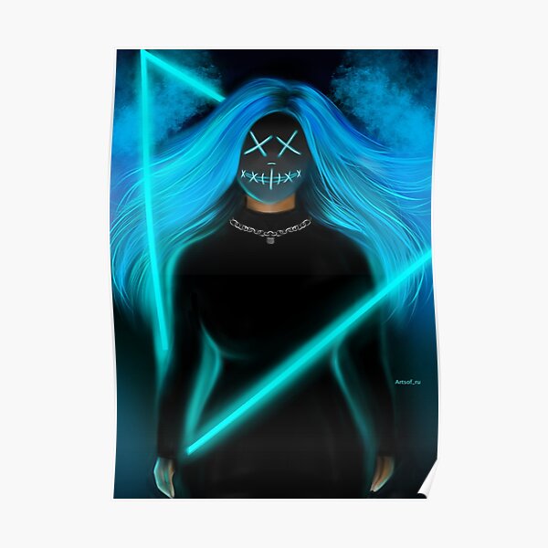 "Neon Era" Poster by DesignsOfRu | Redbubble