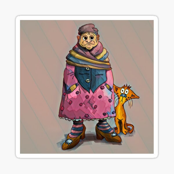 "Waiting for the Trolley - Funny Cartoons" Sticker for Sale by ...