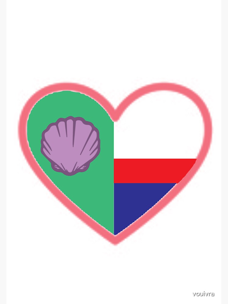 "Ariel and Eric heart" Sticker by vouivra | Redbubble