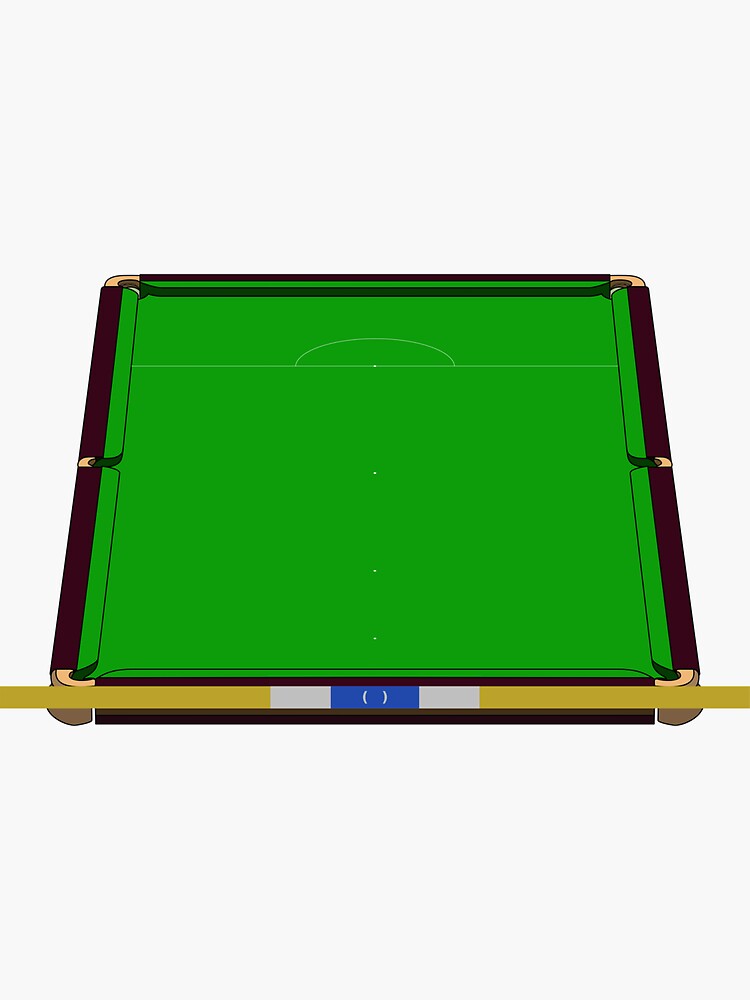 "Snooker Table with Scoreboard Tactics Board Sticker" Sticker for Sale ...
