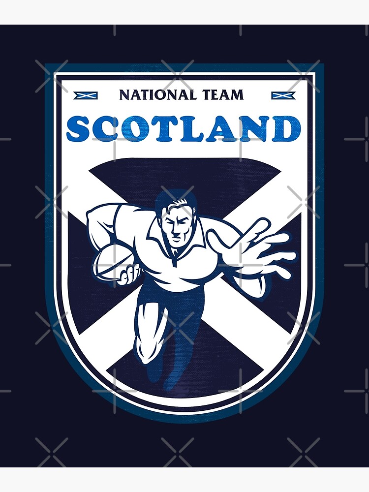 "Scotland National Rugby Team Emblem" Poster for Sale by Salukeart ...