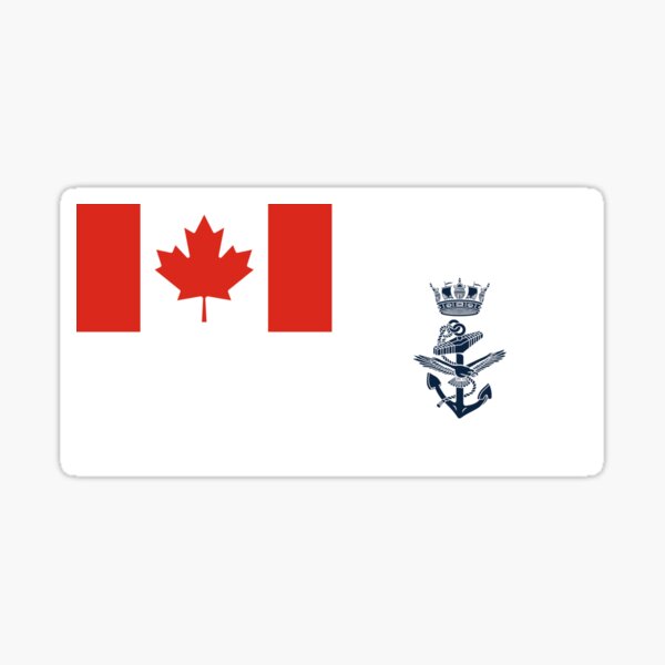 "Naval Ensign of the Royal Canadian Navy" Sticker for Sale by Shav ...