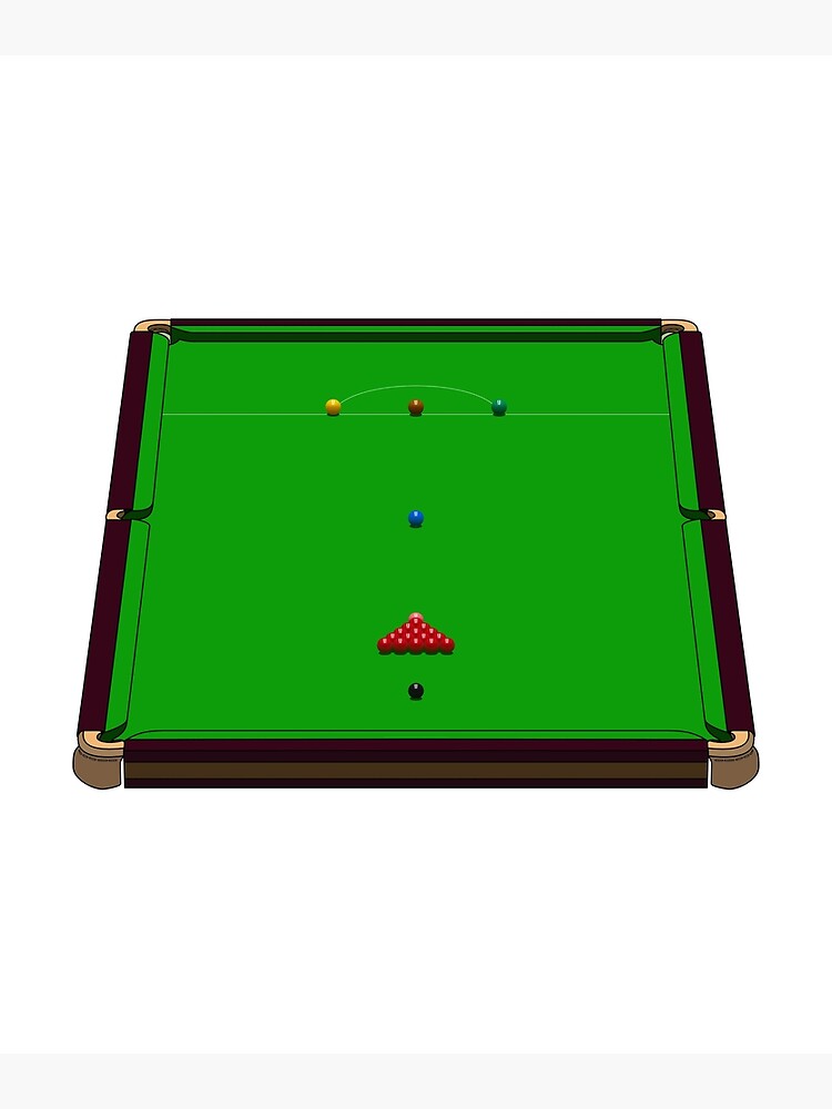 "Snooker Table Tactics Board Sticker" Poster for Sale by Cue- | Redbubble