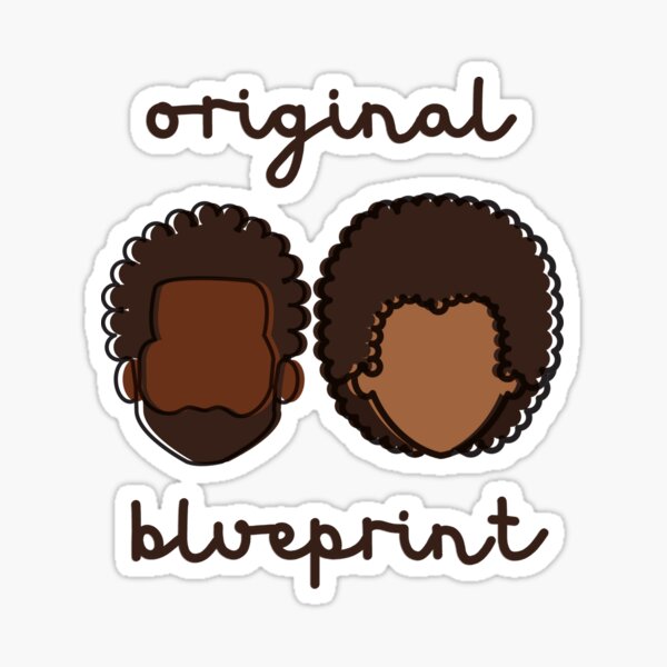 "Original blueprint" Sticker by WholeMoodink | Redbubble
