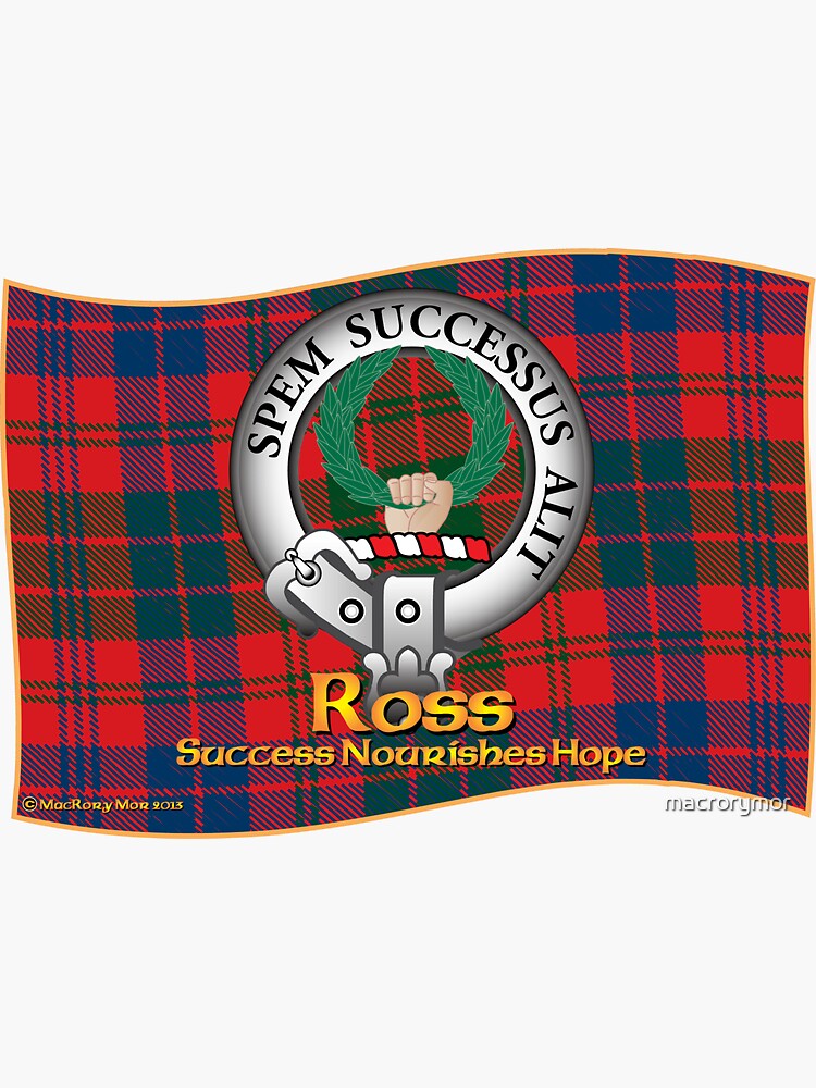 "Ross Clan" Sticker for Sale by macrorymor | Redbubble