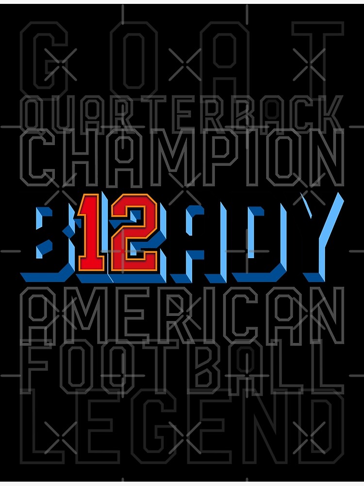 "The Number 12 GOAT" Poster for Sale by PakHollowbiz | Redbubble