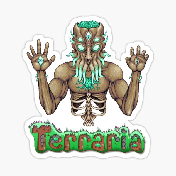 "Graphic Terraria Game Character Art " Sticker for Sale by sbmathieu ...