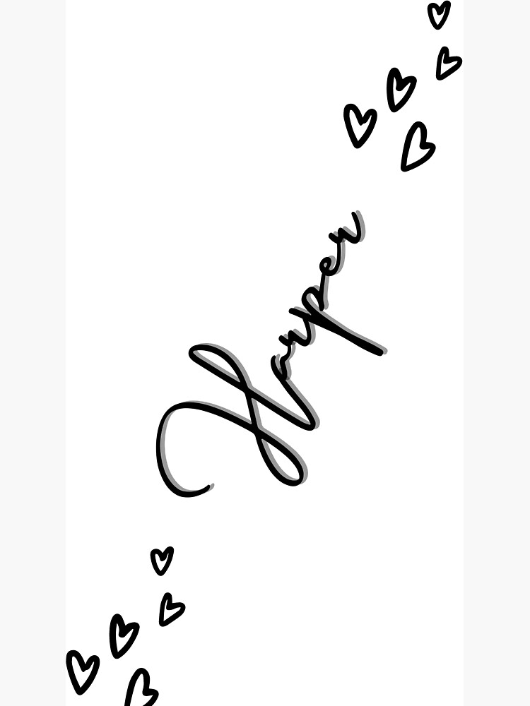 "Harper" Sticker by boki987 | Redbubble