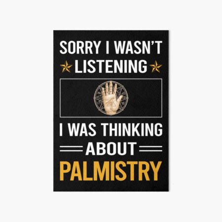 "Funny Listening Palmistry Palmist Palm Reading Reader Fortune Telling ...