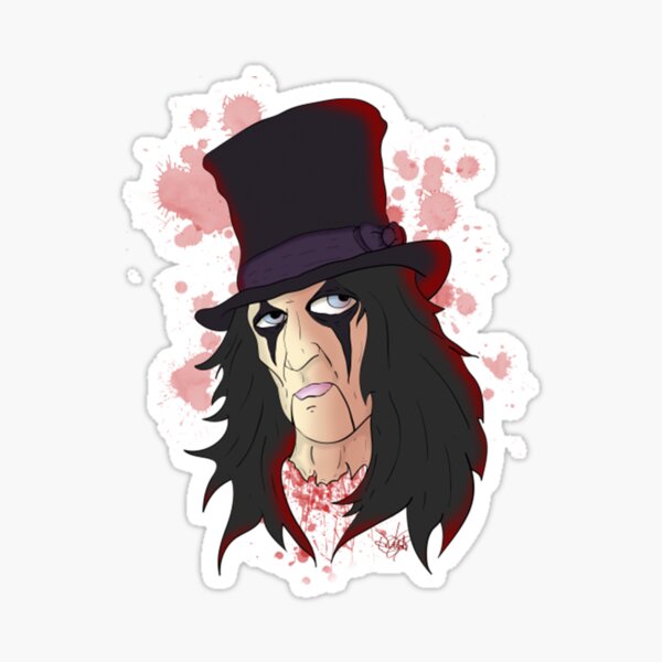"alice cooper schools out" Sticker for Sale by AllYearRound | Redbubble