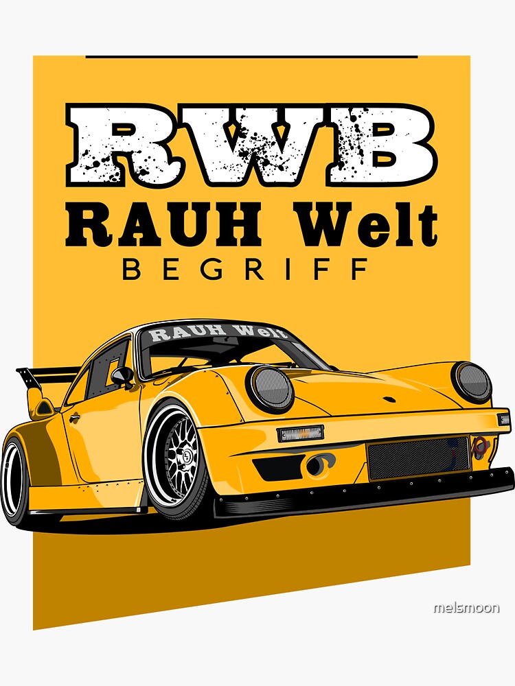 Sticker « RWB », par melsmoon | Redbubble