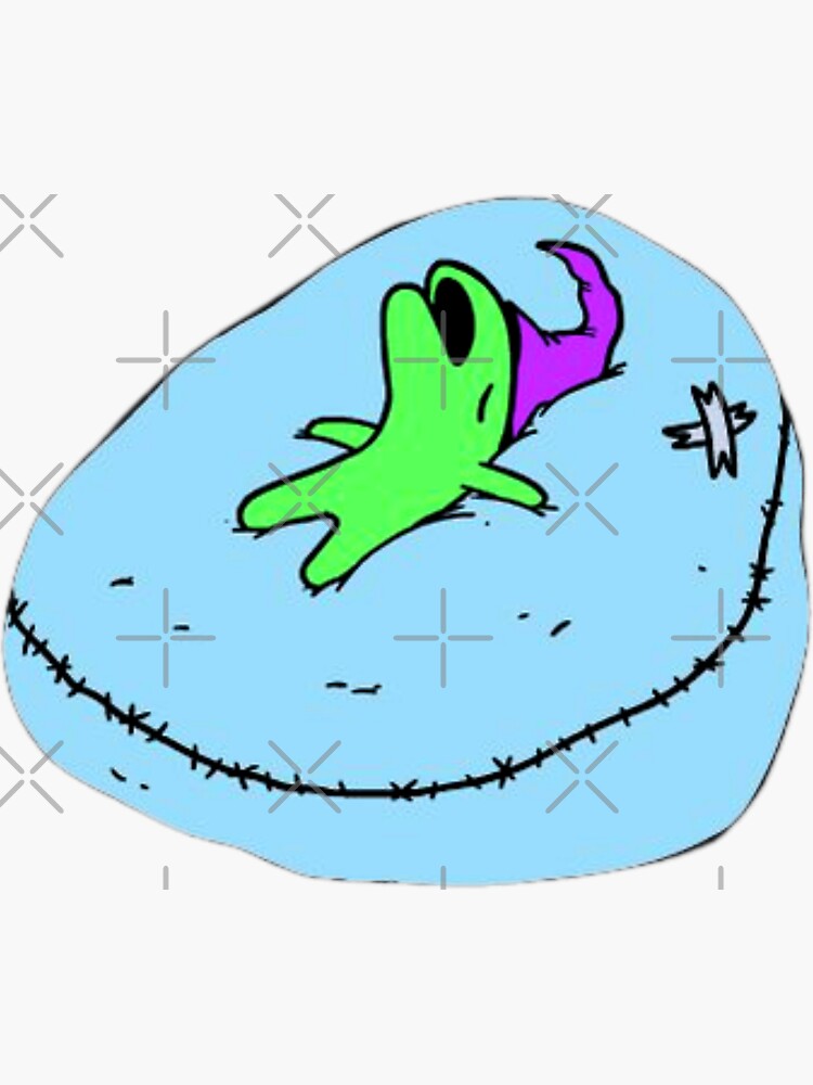 "smiling friends gleb" Sticker for Sale by LUX2Boutique ★★★★★ | Redbubble