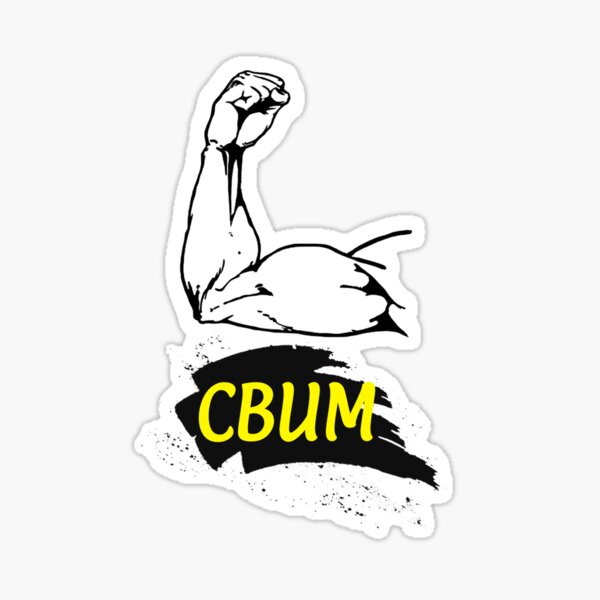 "CBUM -" Sticker by mazharkhan12 | Redbubble