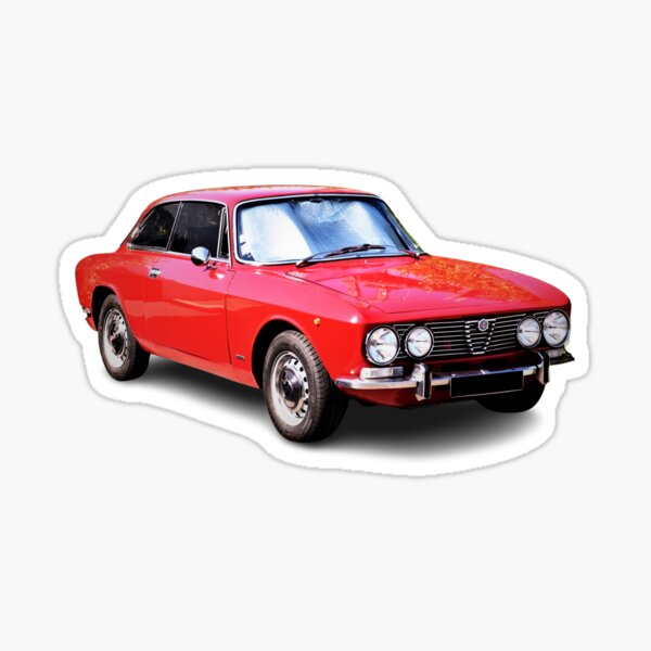 "Alfa Romeo Giulia coupe bertone" Sticker by Supermonty | Redbubble
