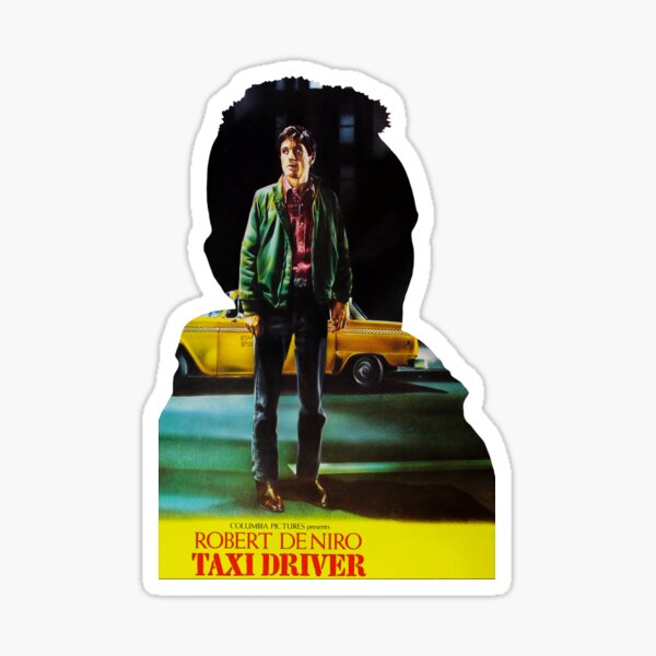 "Taxi Driver" Sticker for Sale by LeenoTasseri10 | Redbubble