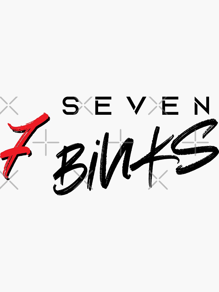 "7 Seven Binks Collection" Sticker by Xbeatz | Redbubble