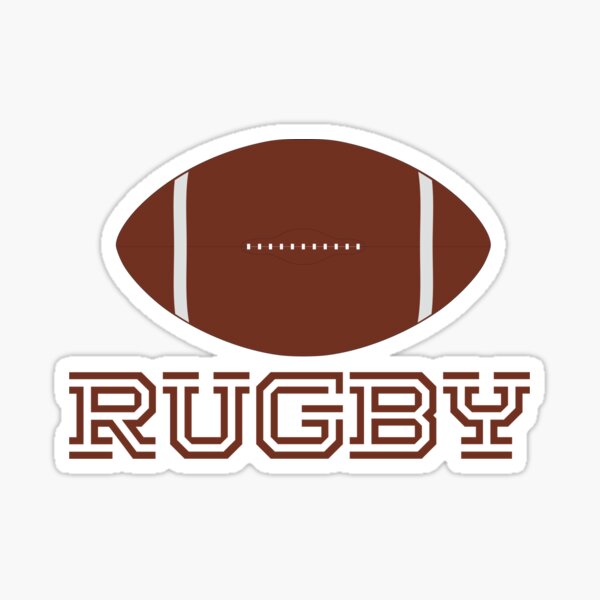 "Rugby" Sticker for Sale by Evolution-Mode | Redbubble