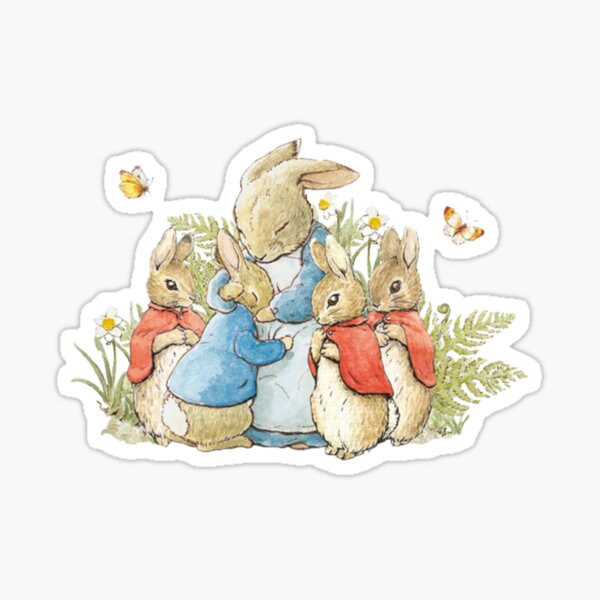 "Flopsy, Mopsy and Cottontail designt" Sticker for Sale by valerio07 ...