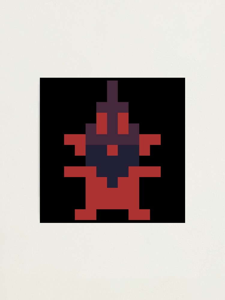 Lámina fotográfica «El Gnomo Diablo en Pixel Art» de MacSquiddles ...