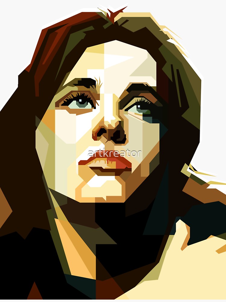 "Suzi Quatro Blues Singer And Musician" Sticker by artkreator | Redbubble