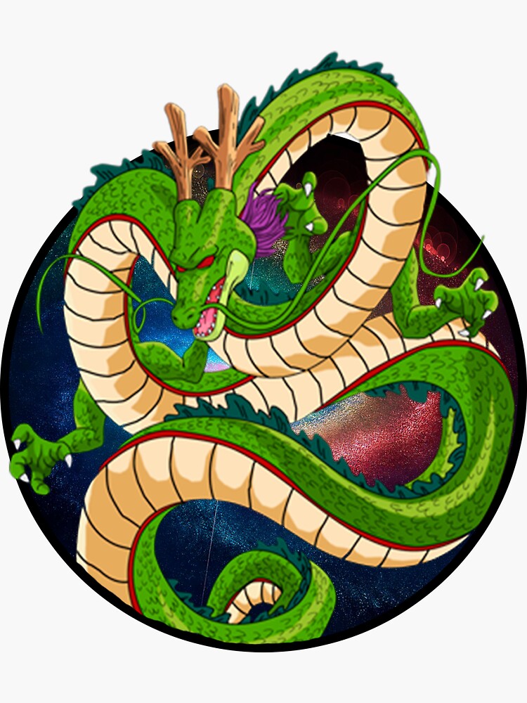 "Shenrong DBZ" Sticker for Sale by Zentenar | Redbubble