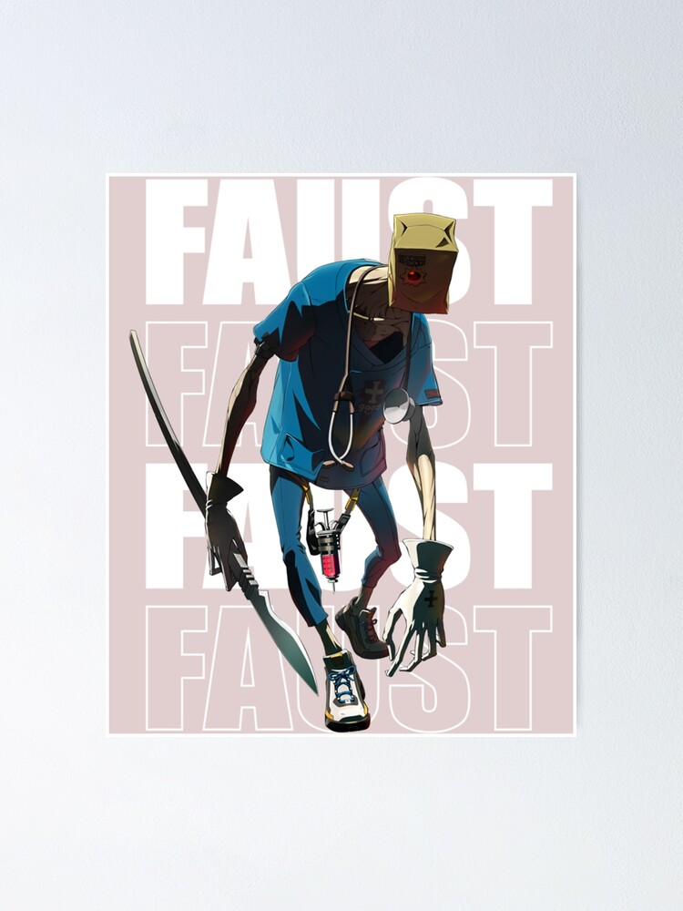 "Faust Guilty Gear Strive (weiße Linie)" Poster von Bracewell2022 ...