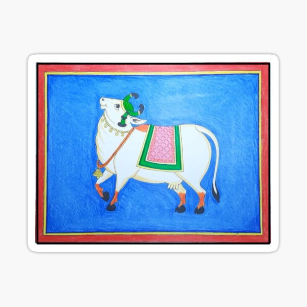 "Cow | Nandi | Part 2" Sticker for Sale by pradeep300 | Redbubble