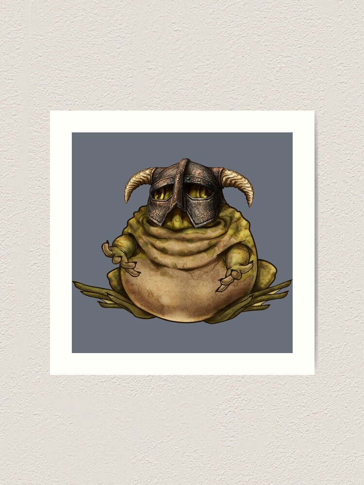 "Dragonborn Frog" Art Print by Sosnitsky | Redbubble